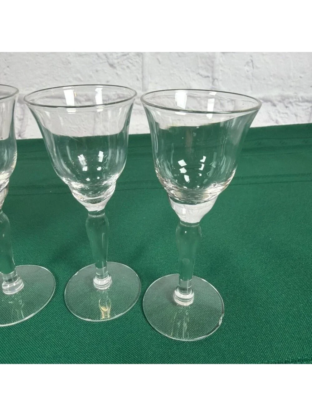 Unbranded | Dining | Vintage 95s Clear Glass Liqueur Cordial Stemware ...